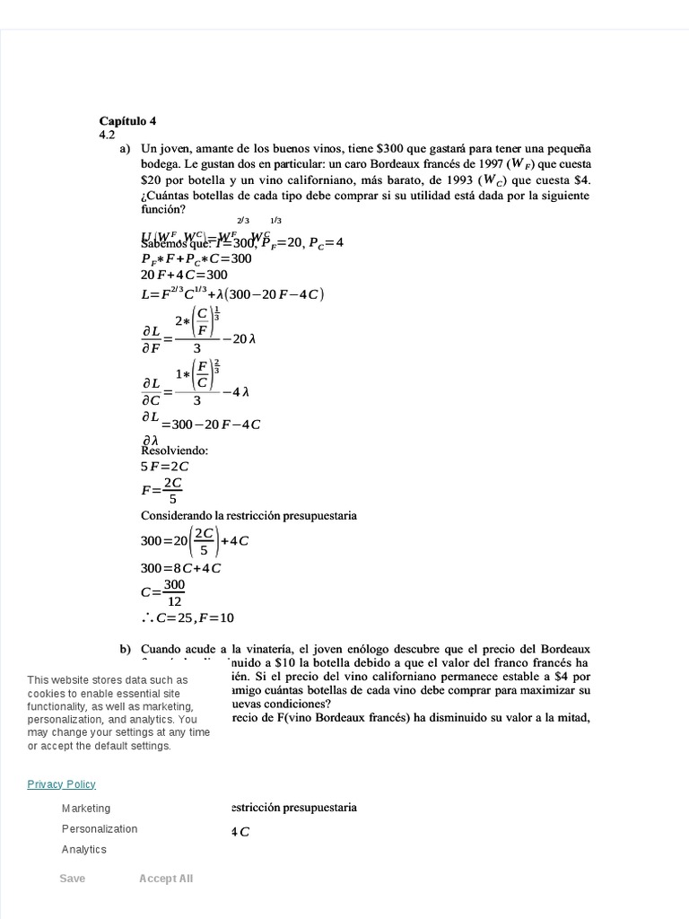 PDF Resolucion Capitulo 4 - Compress | PDF