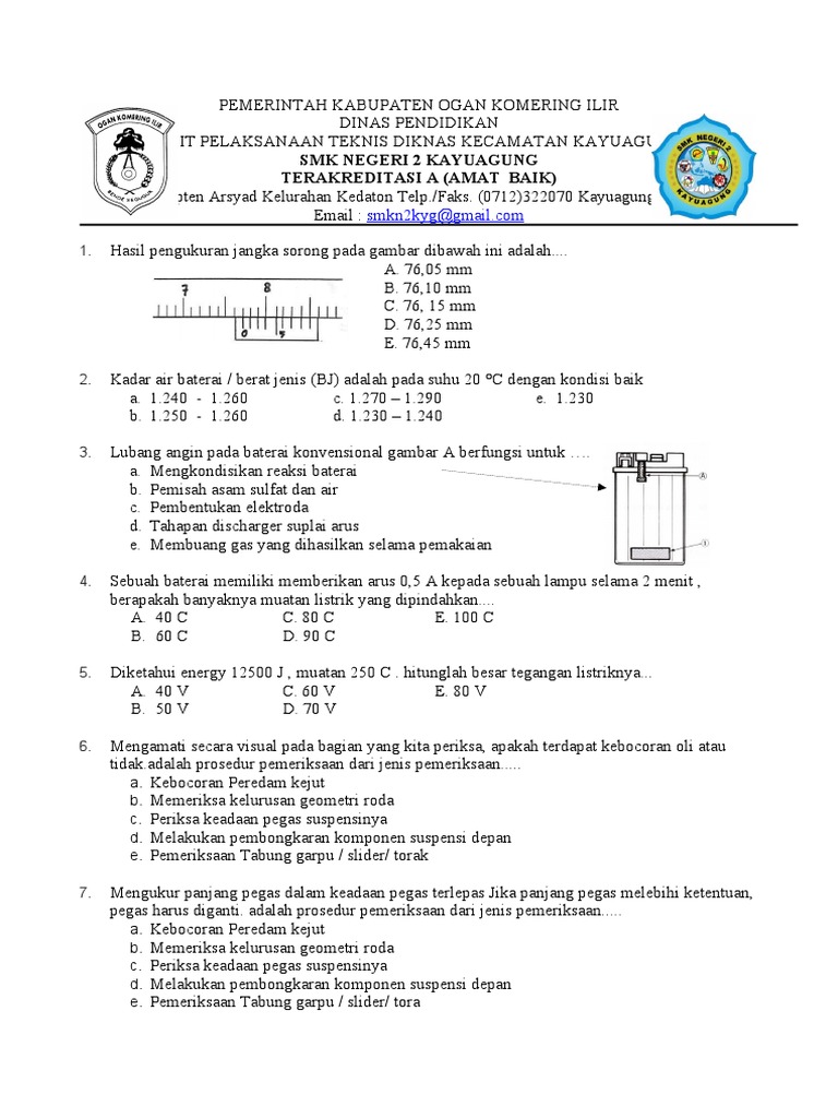 Soal To TSM 2016 | PDF