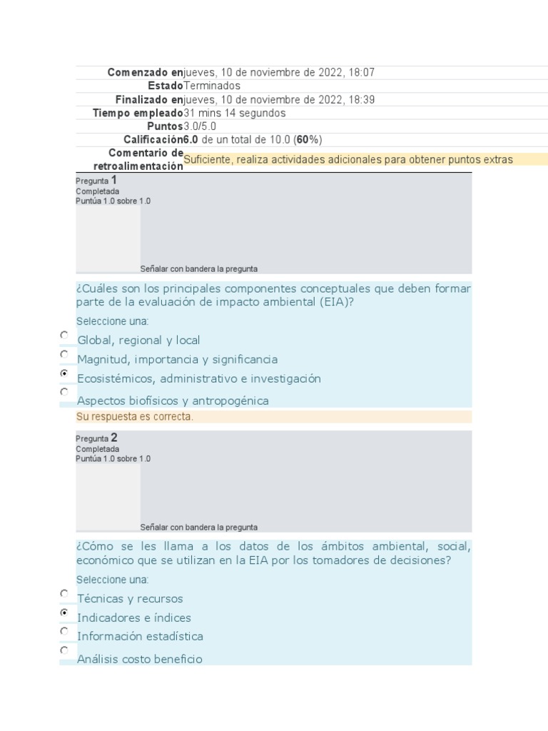Examen Semana 3 | PDF