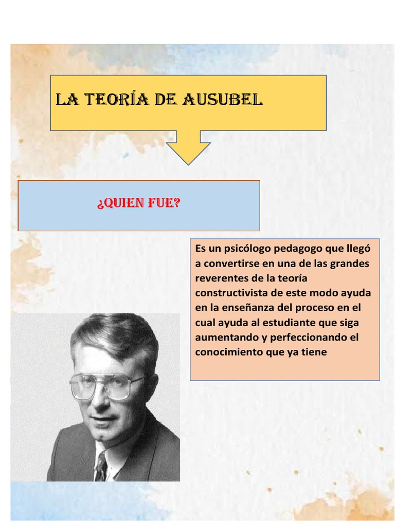 Teoría de Ausubel | PDF
