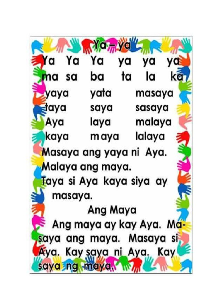 Marungko Reading Materials | PDF