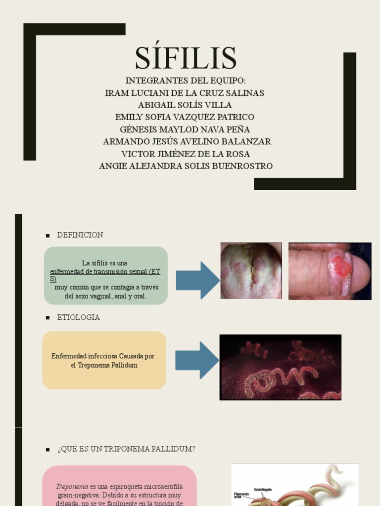 Sífilis | PDF | Especialidades Medicas | Enfermedades y trastornos