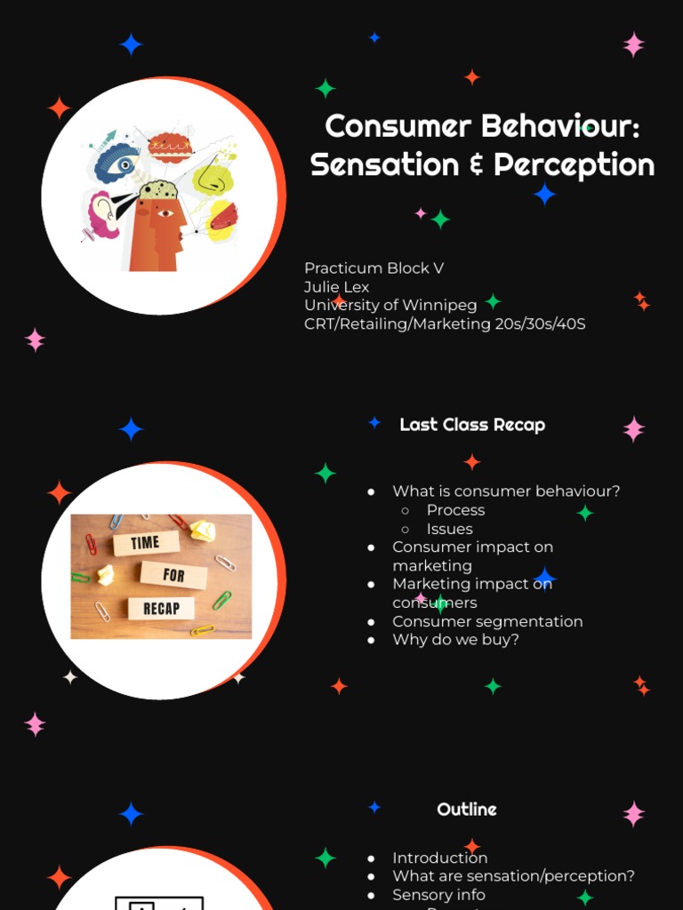 Lesson 3 Marketing - Perception | PDF | Senses | Perception
