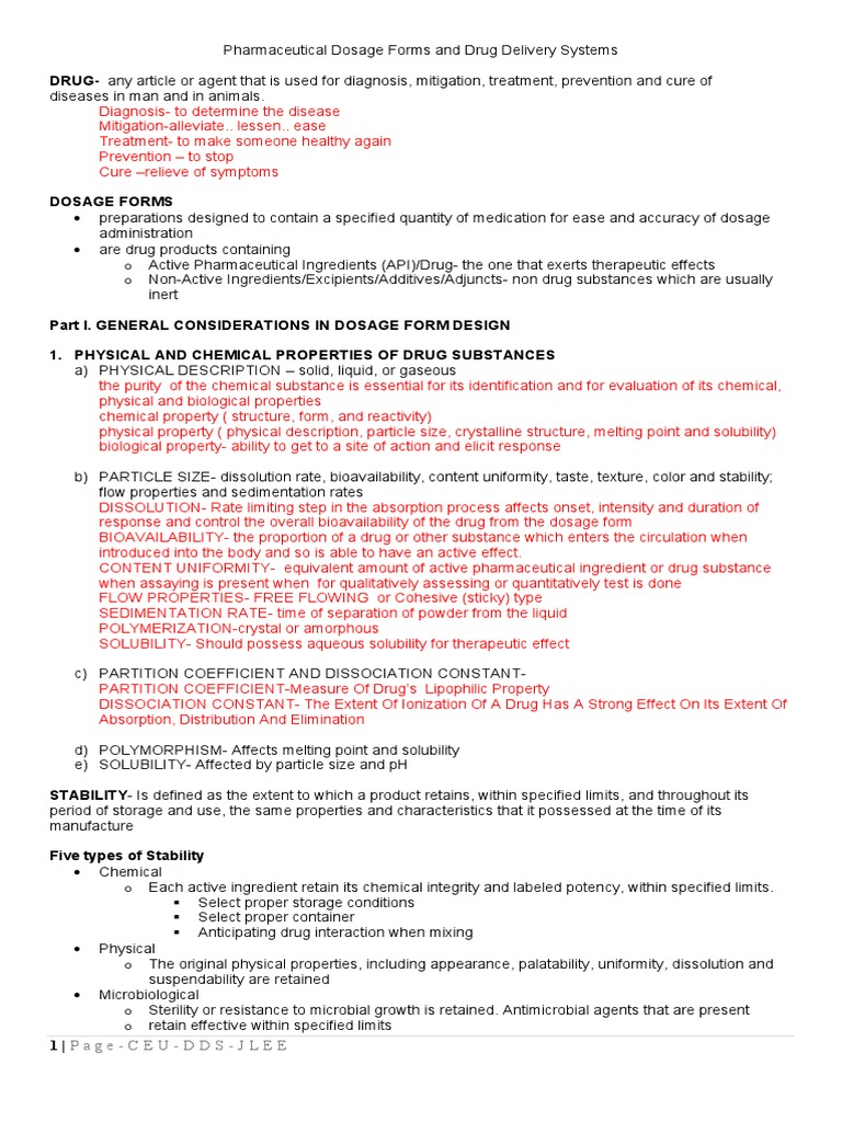 DDS Notes | Download Free PDF | Tablet (Pharmacy) | Sugar Substitute