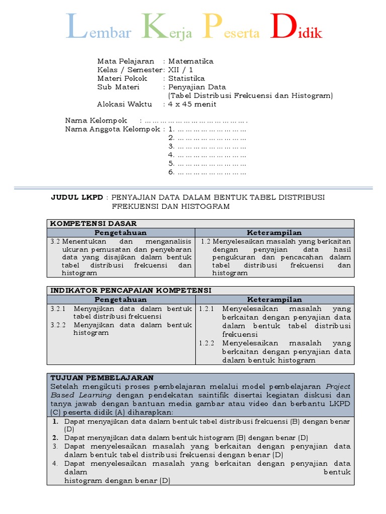 LKPD | PDF | Game & Aktivitas | Metode & Bahan Ajar