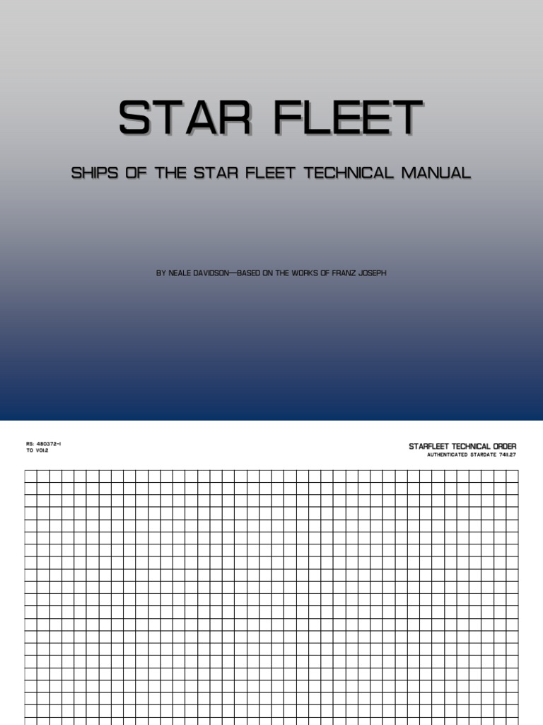 Star Fleet Ships Of The Star Fleet Technical Manual Pdf Starfleet