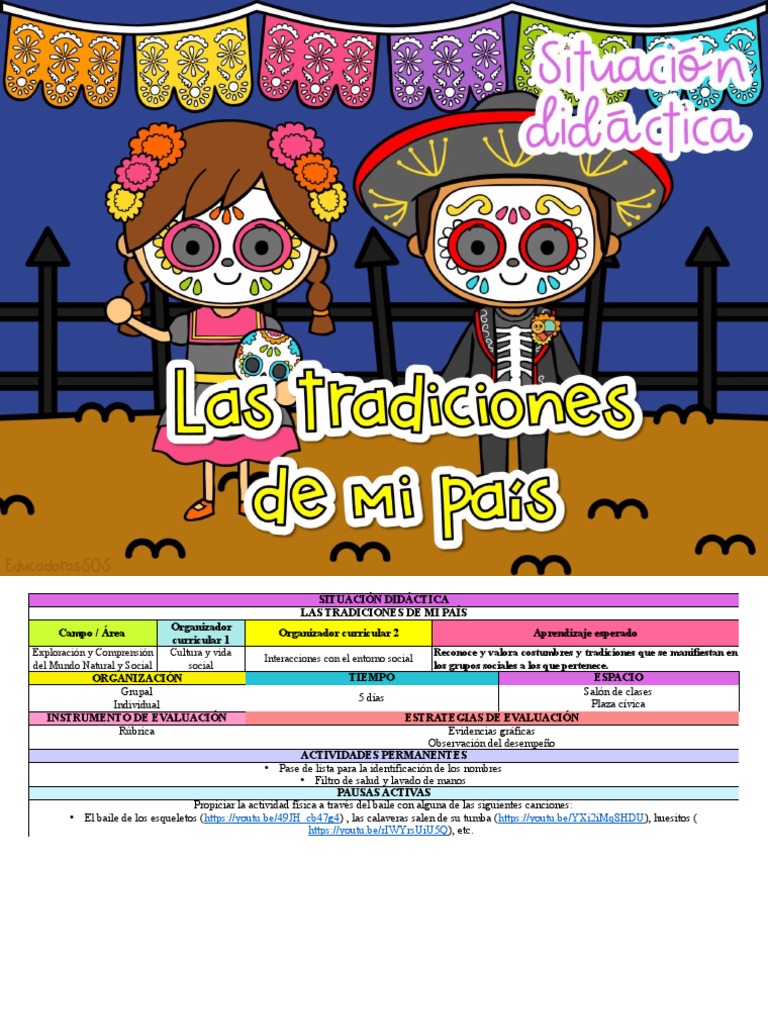 Plan Dia de Muertos | PDF | Las emociones | Evaluación