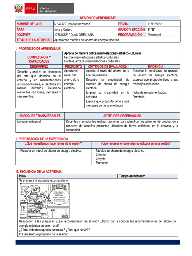 3 Actividad De Aprendizaje 11 Nov Arte Y Cultura Pdf