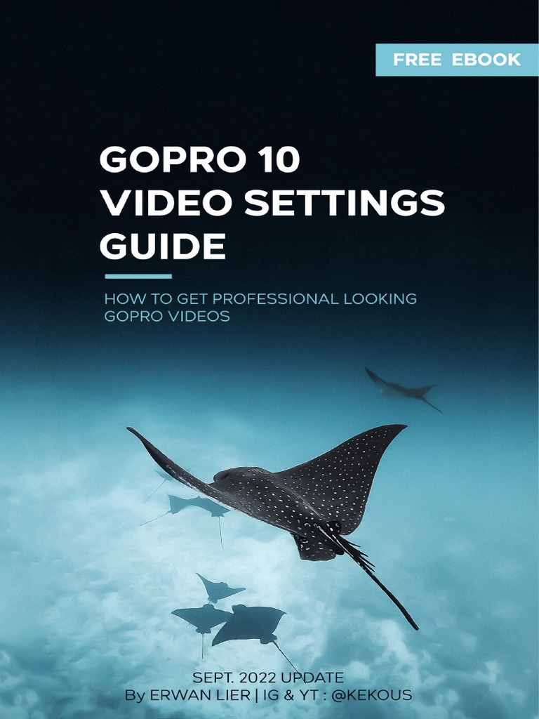 KEKOUS GoPro Video Settings Guide | PDF