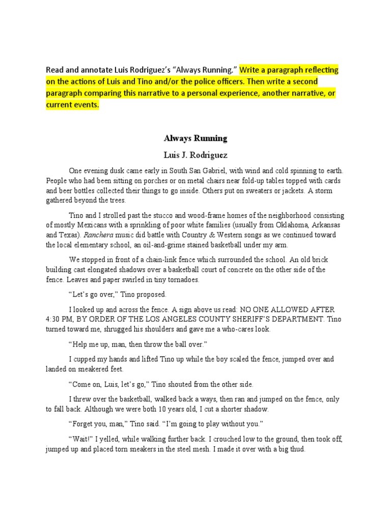 Always Running | PDF