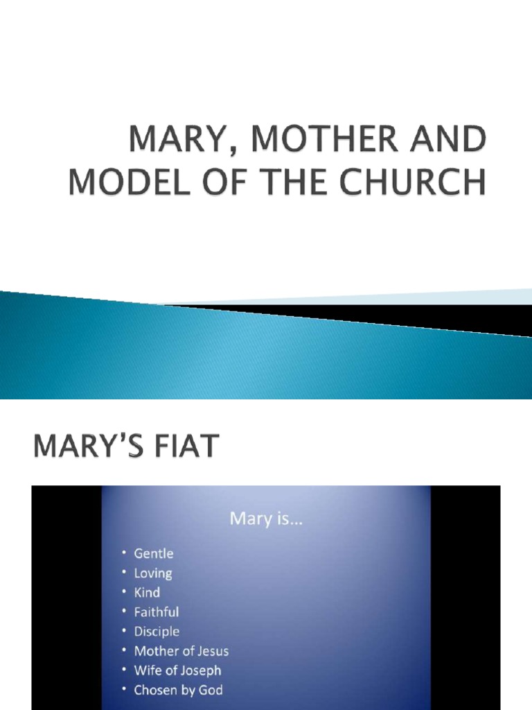 Mary Mother and Model of The Church | PDF