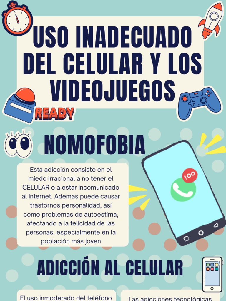 Uso Inadecuado de Los Celulares y Videojuegos | PDF | Depresión (estado de ánimo) | Videojuegos