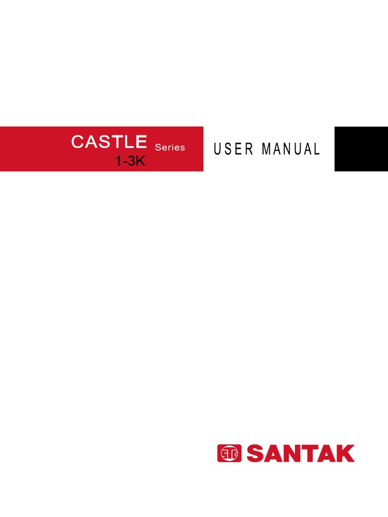 Castle 1-3K User Manual | PDF | Power Supply | Power Inverter