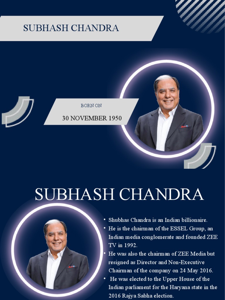 Subhash Chandra | PDF