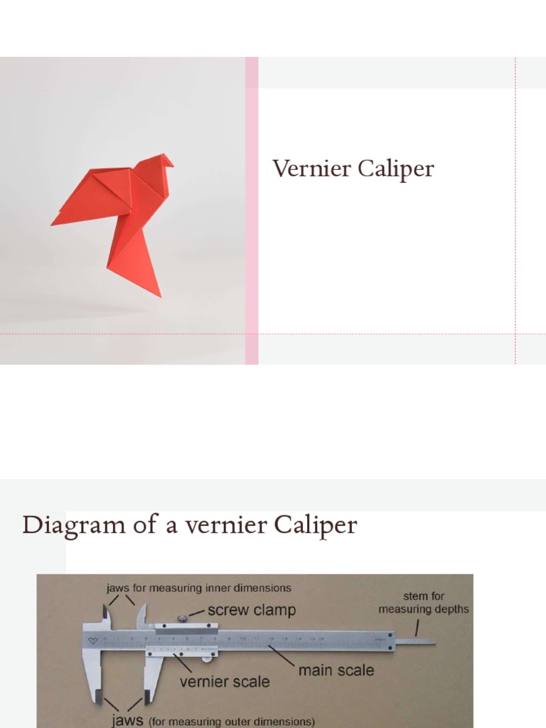 Vernier Caliper Measurement Guide | PDF