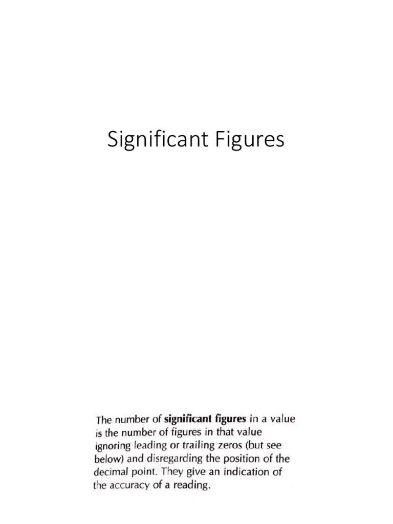 Understanding Significant Figures and Rounding | PDF | Teaching Methods ...