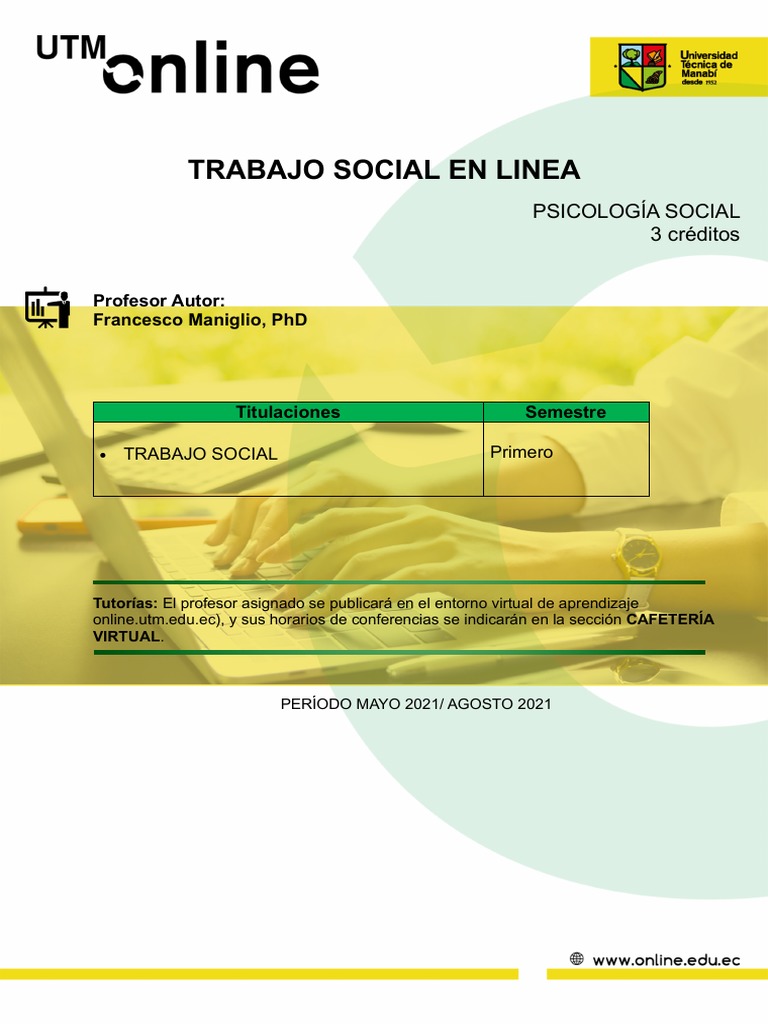 U1 Compendio Online | PDF | Sicología | Psicología Social