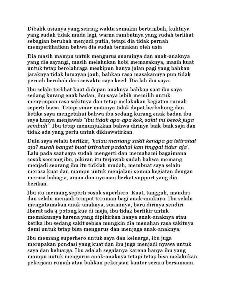 Contoh Paragraph Family | PDF