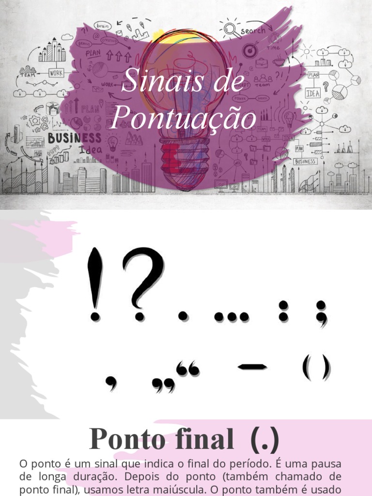 Guia Prático de Sinais de Pontuação | PDF