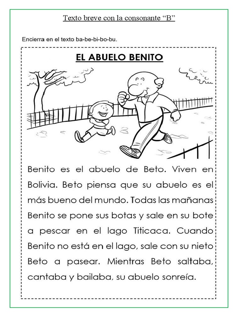 Consonante B | PDF | Educación primaria | Aprendizaje