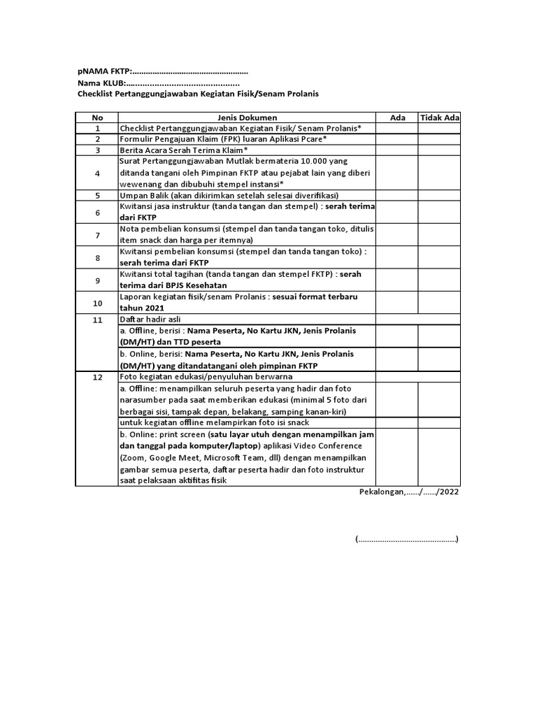 SPJ Senam - Juli | PDF