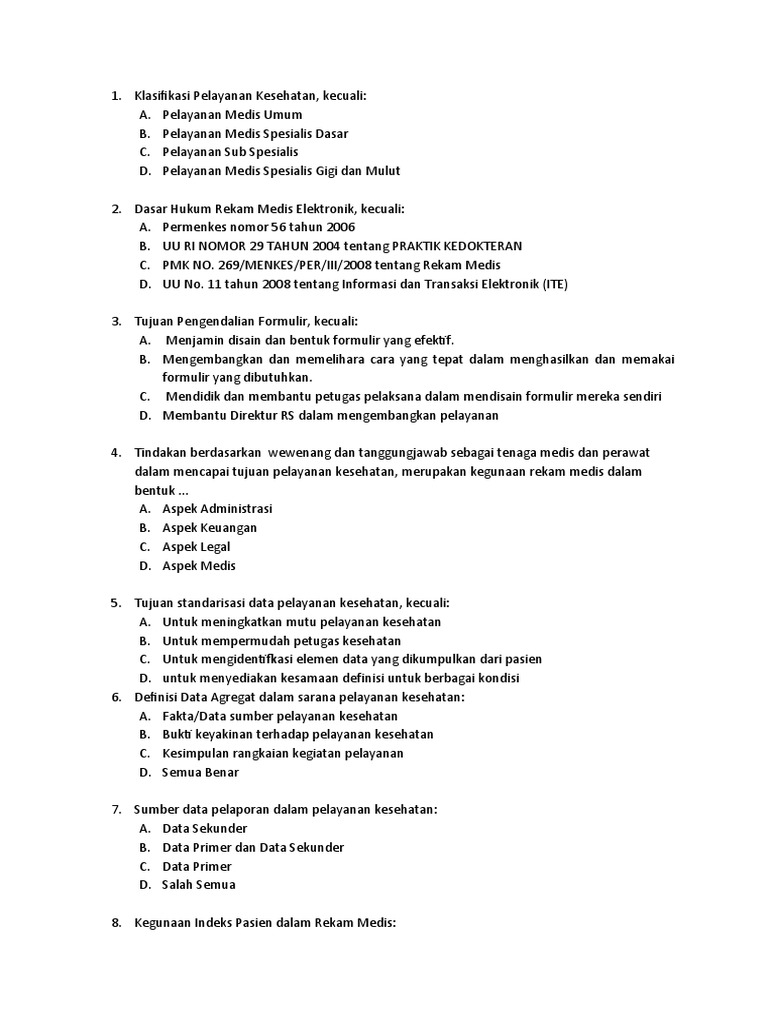 Latihan Uas Mik Iii | PDF