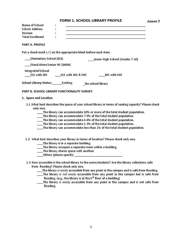 Monitoring Tool For School With Existing Library | PDF | Libraries ...