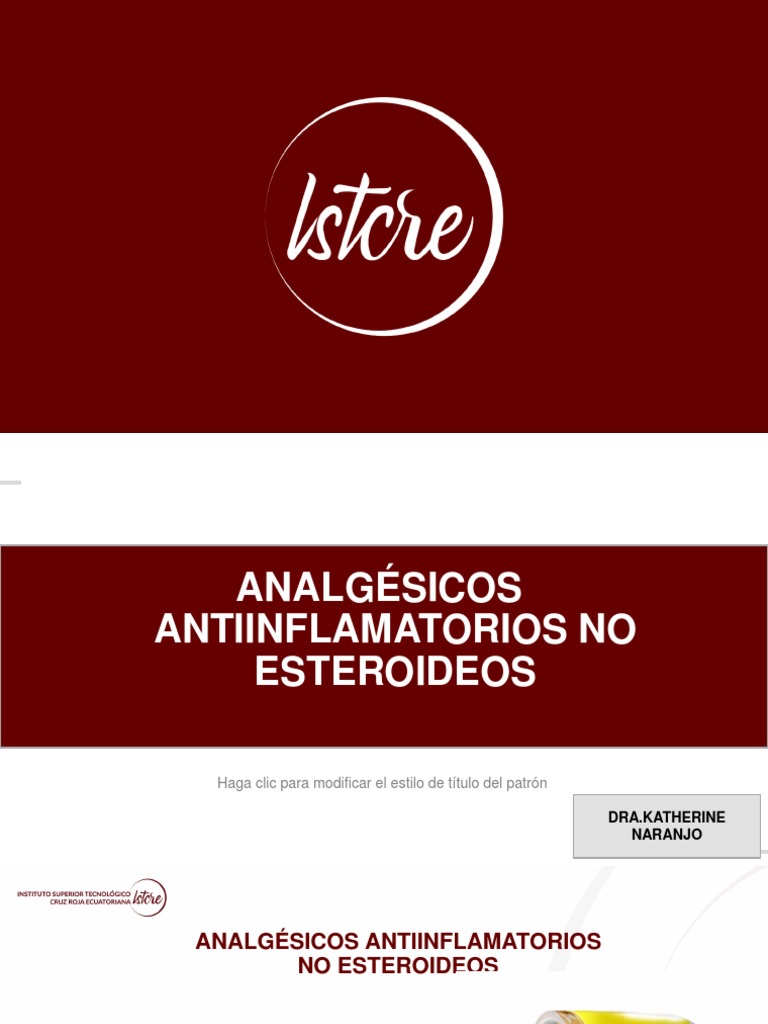 Fármacos Antiinflamatorios No Esteroideos | PDF | Droga anti-inflamatoria libre de esteroides ...