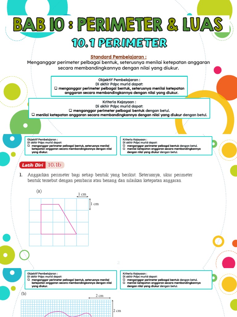 Perimeter Dan Luas (Perimeter) | PDF