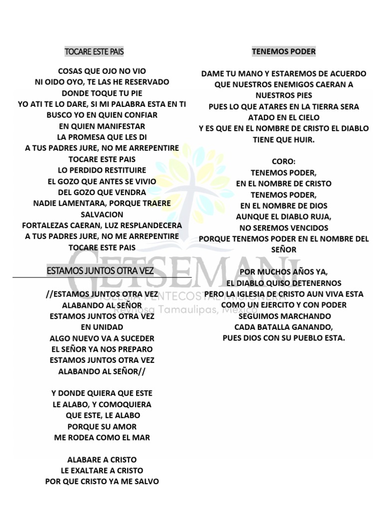 Estamos Juntos Alabando al Señor | PDF | Cristo (título)