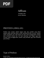 Pengertian Affix, Prefix, Suffix, Infix Beserta Contohnya | PDF