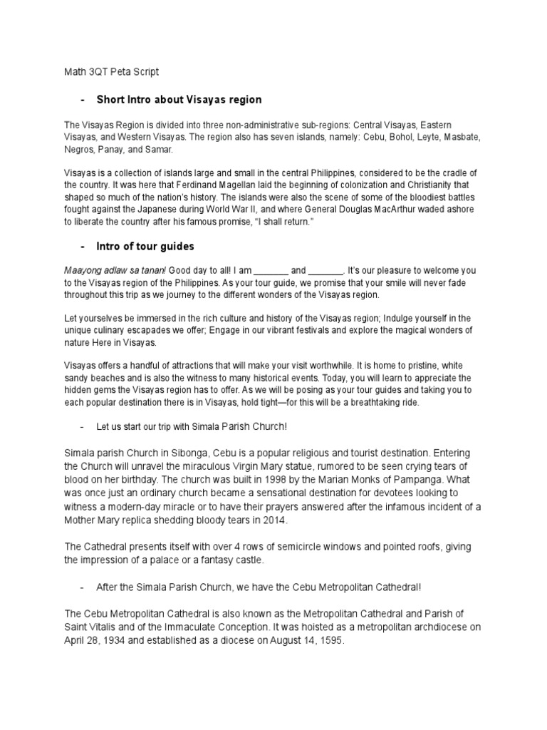 Math 3QT PETA - Script | PDF