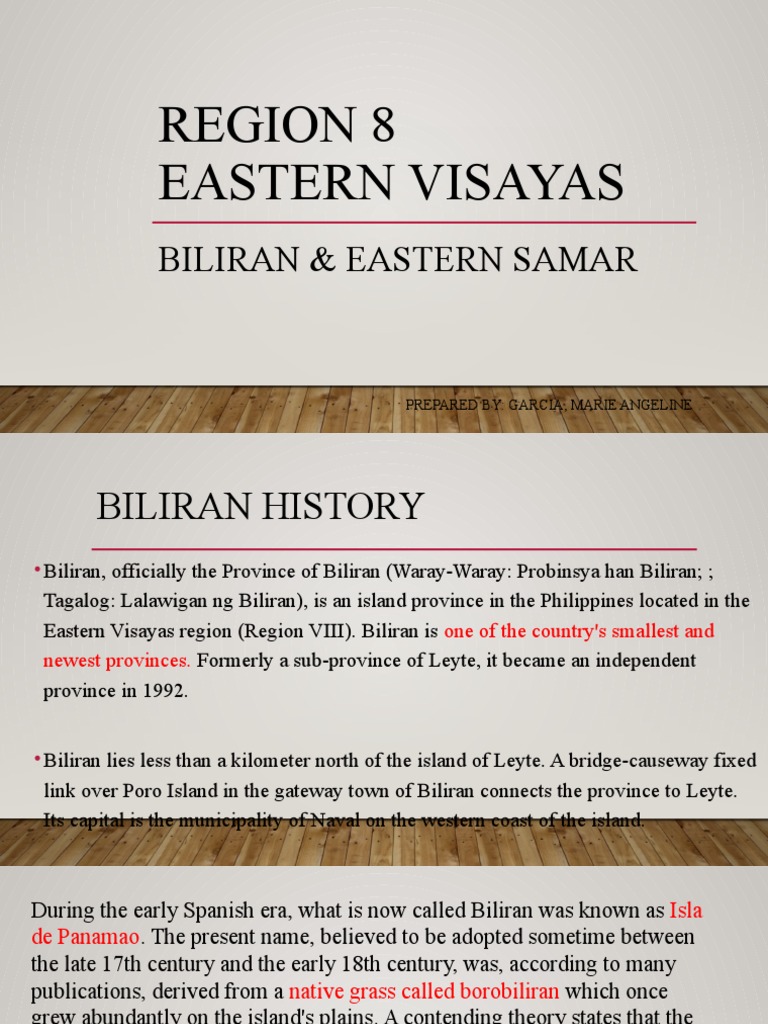 Biliran and Eastern Samar History and Geography | PDF | Philippines