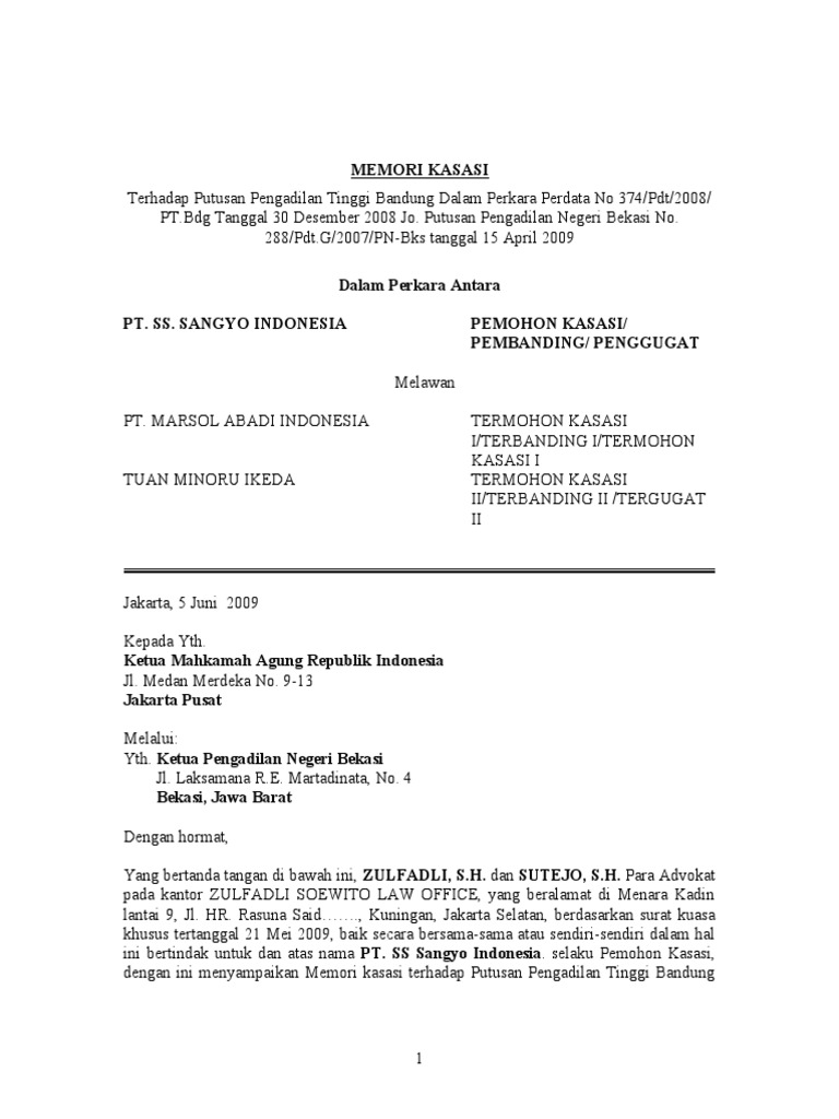 MEMORI KASASI Ss Sangyo | PDF