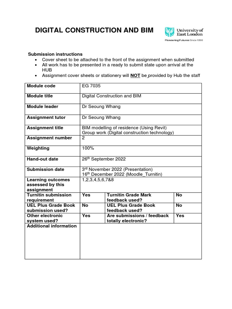 Bim Final Assignment | Download Free PDF | Turnitin | Building ...