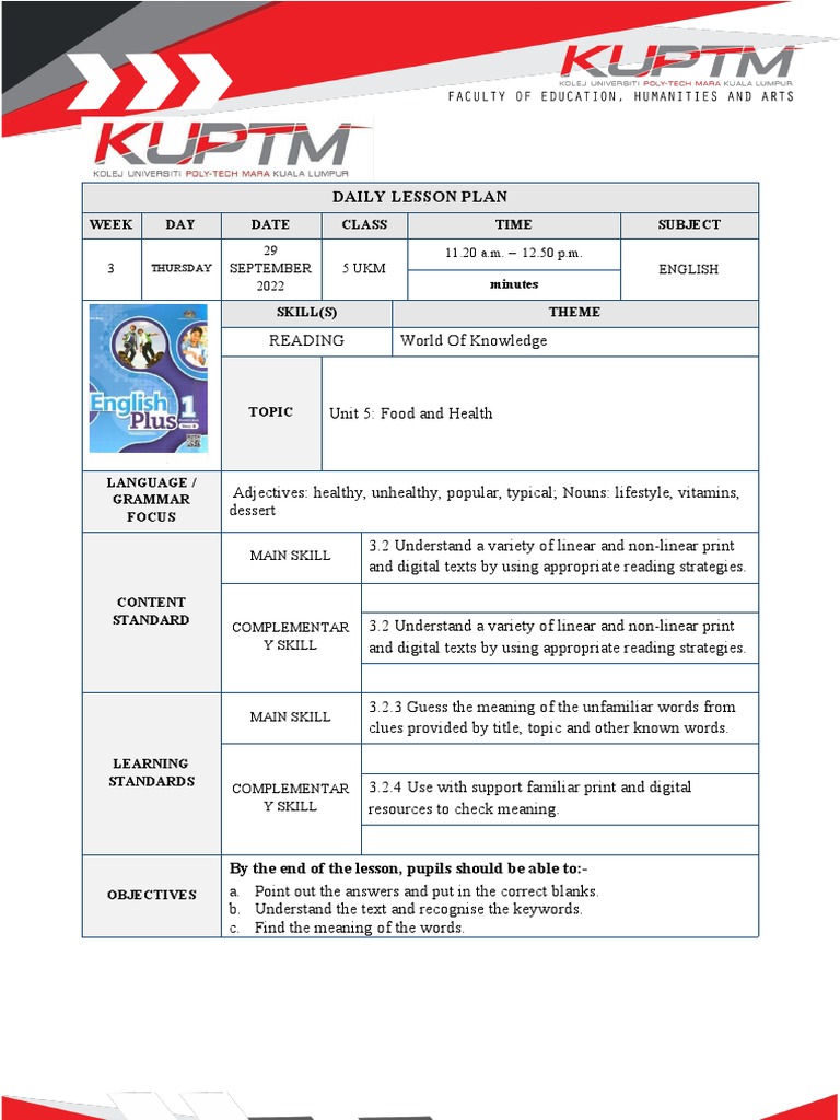 Lesson Plan Unit 5 (Reading + Sumo Wrestlers) | PDF