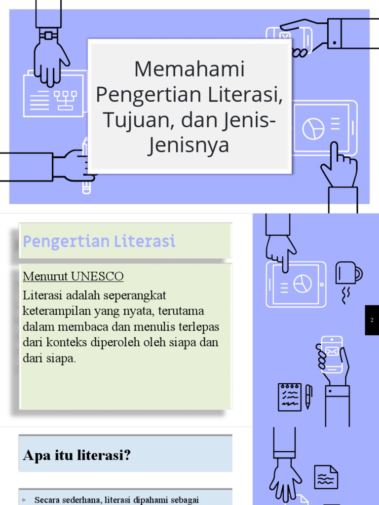 Pengertian Literasi | PDF