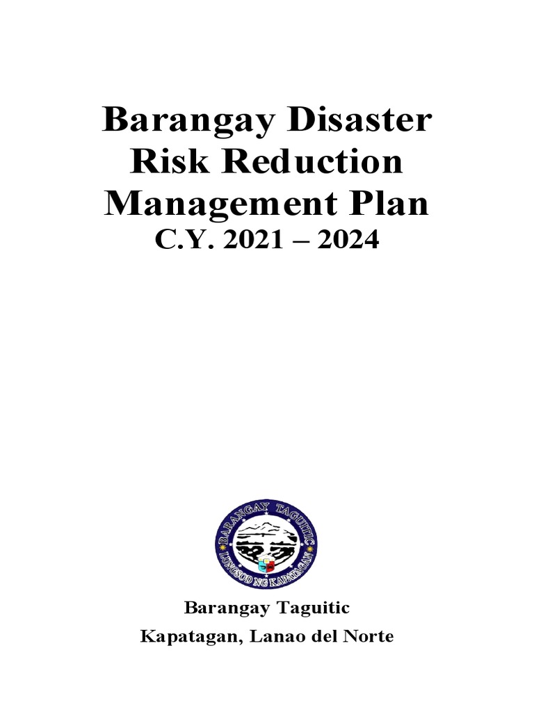 Barangay Disaster Risk Reduction Management Plan | PDF