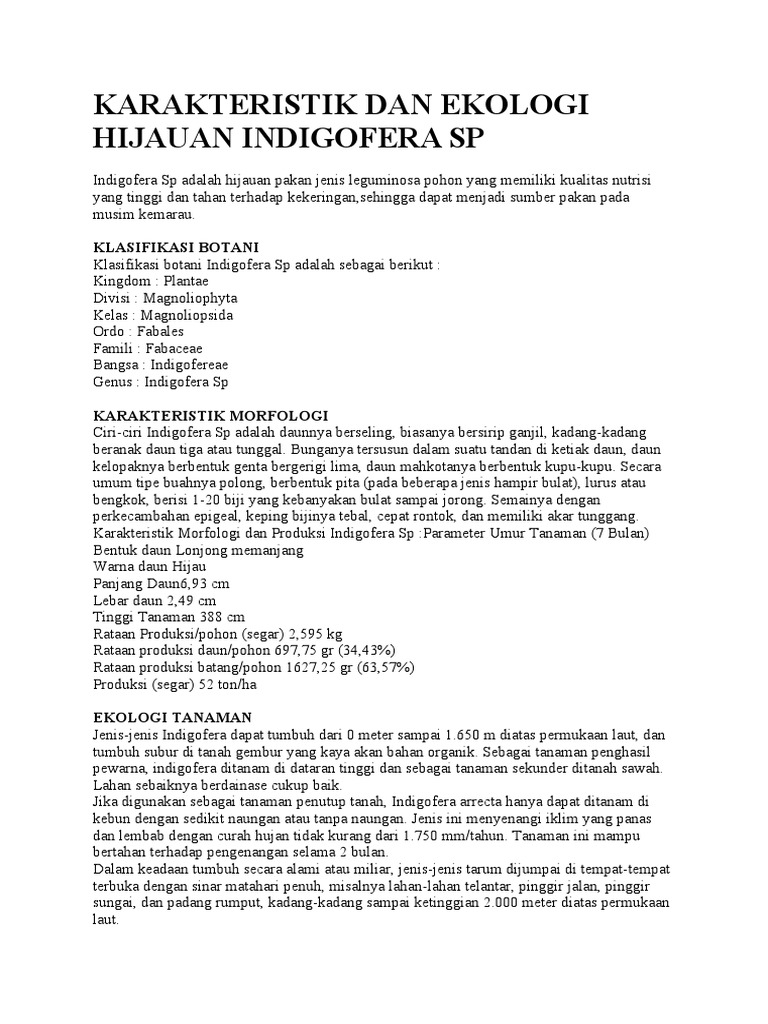 Klasifikasi dan Karakteristik Rumput Pakan | PDF | Griya & Taman