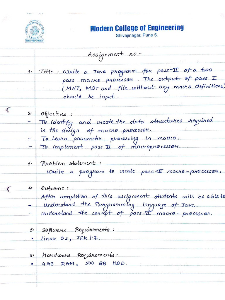 SPOS Assignment 5 | PDF