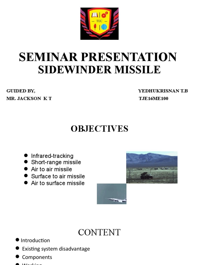 Sidewinder Missile | PDF