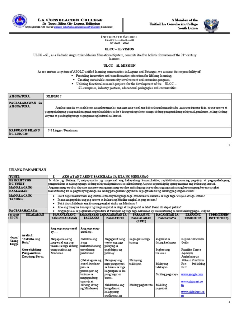 COURSE MAP 7 (AutoRecovered) | PDF