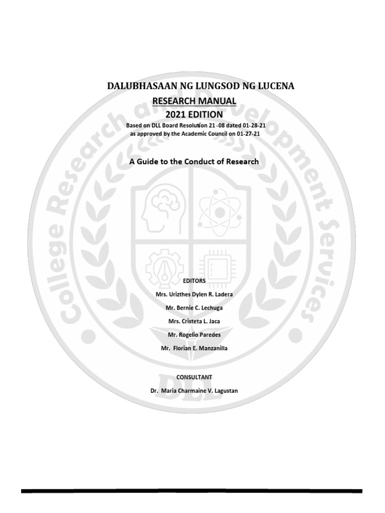 Research Manual Unpublished Edition 08 24 22 PDF | PDF | Thesis ...