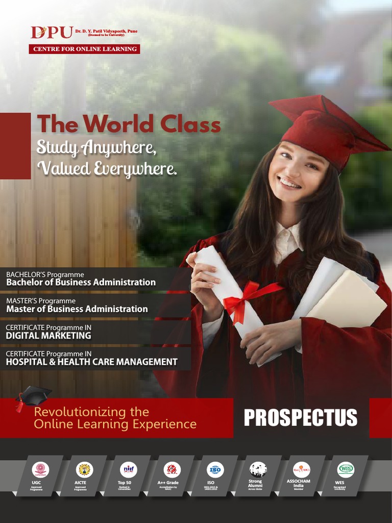 DPU Prospect India 2022 23 Online MBA Shiv | Download Free PDF | Educational Assessment ...