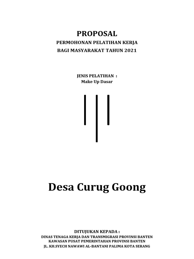 Proposal Permohonan Pelatihan Kerja Sablon Kaos | PDF