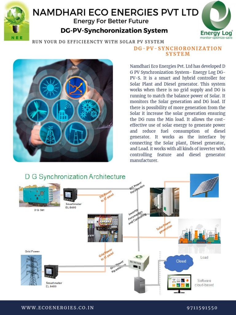 DG-PV-Synchoronization System | PDF | Solar Power | Electrical Grid