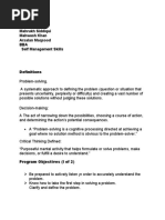 Lesson 4: Problem Solving and Creativity | PDF | Learning Theory ...