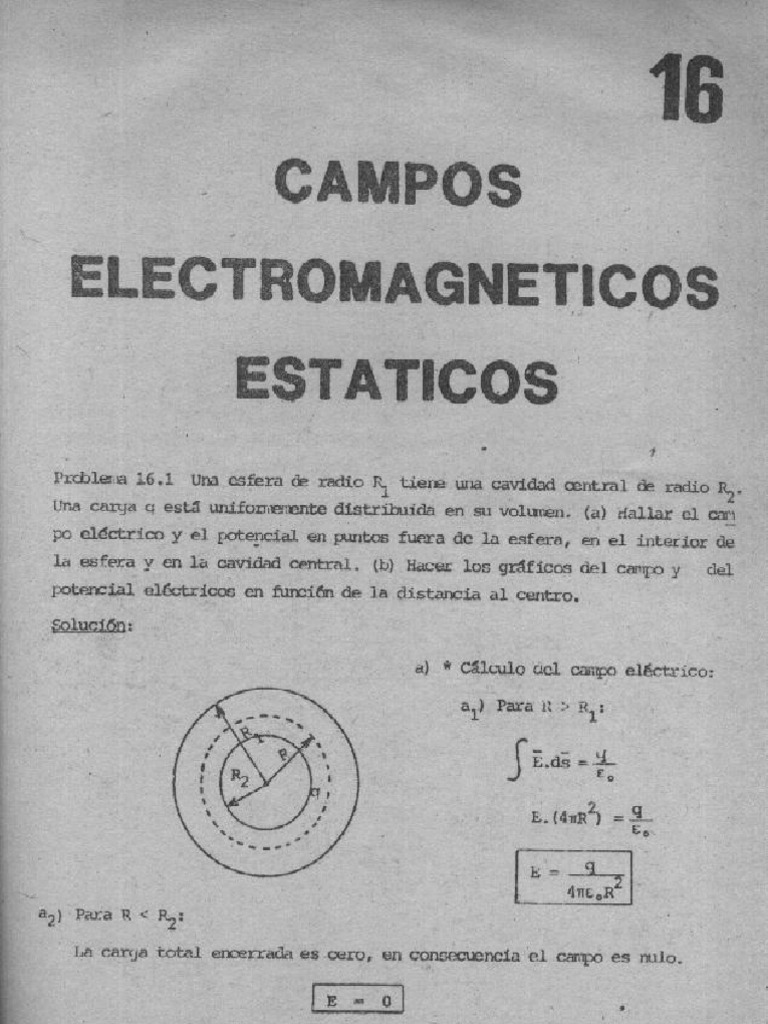 SOLUCIONARIO FINN CAP III - Campos Electromagneticos Estaticos | PDF ...