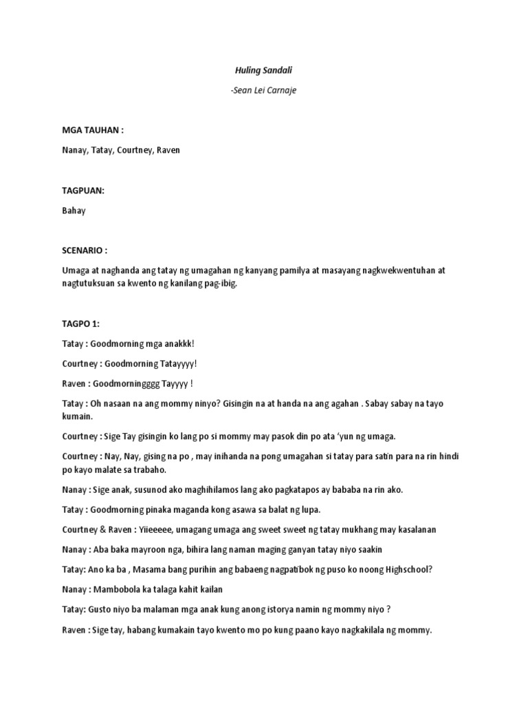 One-Act Play Script | PDF