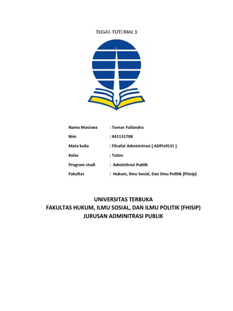 Tugas 1 Etika Administrasi Pemerintahan | PDF